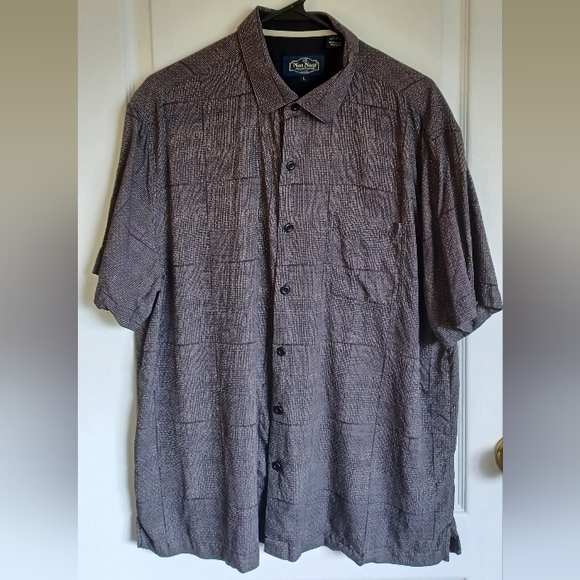 Nat Nast | Shirts | Mens Large Nat Nast Buttonup Shirt 7 Silk30 Cotton ...